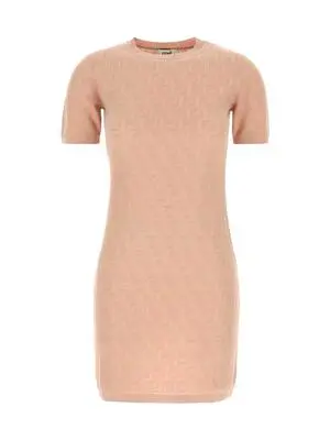 Fendi Cotton Blend Dress - Pink
