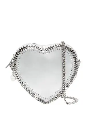 Stella McCartney Falabella Heart Shoulder Bag - Silver