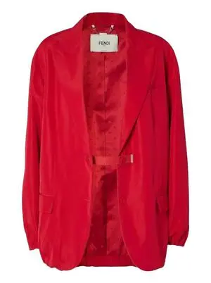 Fendi Calf Leather Jacket - Multicolor