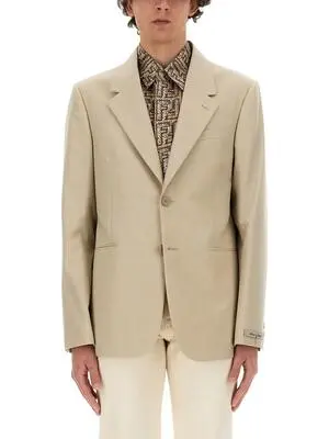 Fendi Wool Jacket - Cream