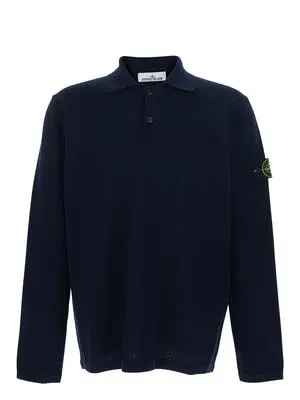 Stone Island Cotton Sweatshirt With Logo Patch - Multicolor