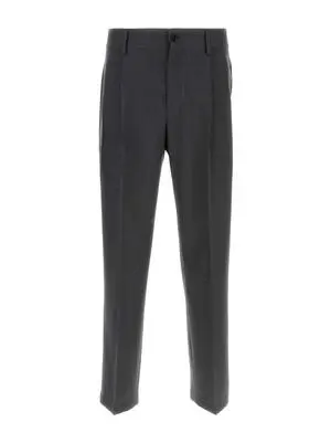 Dolce & Gabbana Wool Blend Trousers - Gray