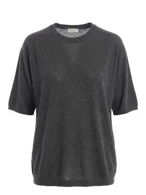 BRUNELLO CUCINELLI BRUNELLO CUCINELLI Cotton T-Shirt With Jewel Detail