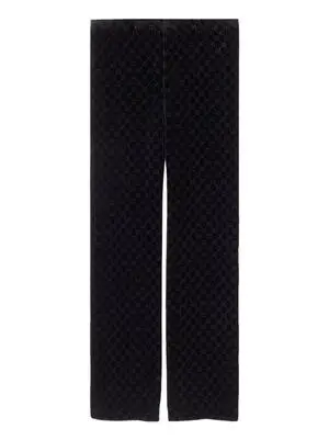 Gucci Gg Velvet Trousers - Multicolor