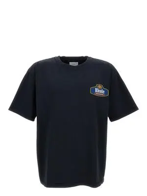 Rhude Rhude Men Racing Crest Tee Multicolor