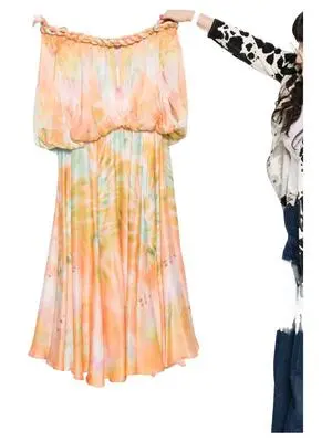 Zimmermann Luna Silk Maxi Dress - Multicolor