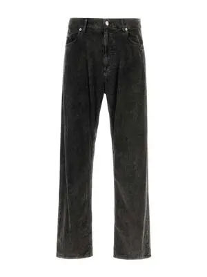 Dolce & Gabbana Stretch Corduroy Trousers - Gray