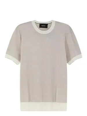BOSS Necasio Silk And Cotton Sweater - Multicolor