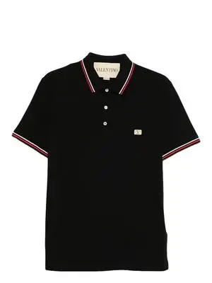 Valentino Garavani Polo Shirts - Black