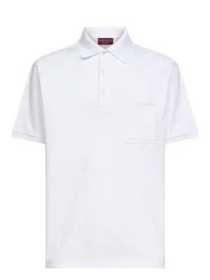 Gucci Polo Shirts - White