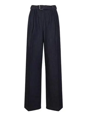 Dries Van Noten Wide Leg Peaches Jeans - Blue