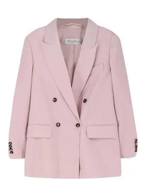 Max Mara Ombrosa Blazer In Wool, Mohair, And Silk Blend - Multicolor