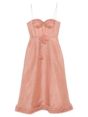 Zimmermann Luna Midi Dress - Multicolor
