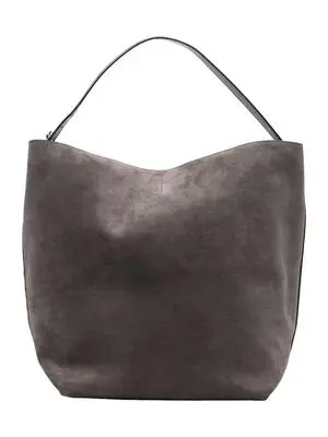 TOTEME Belted Suede Leather Tote - Multicolor