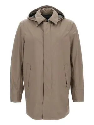Herno Microfiber Tranch Raincoat - Multicolor