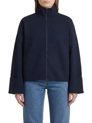 MAX MARA Max Mara Zip-Up High Neck Pullover
