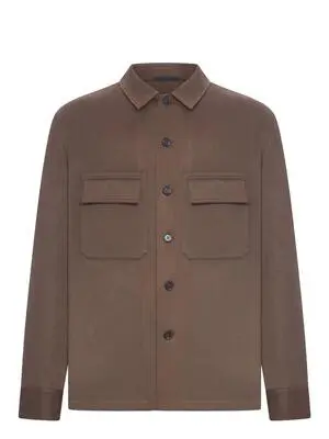 Zegna Cashmere Overshirt - Multicolor