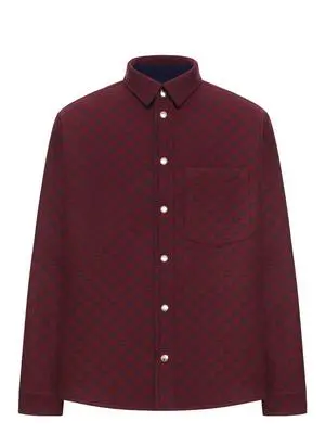 Gucci Reversible Denim And Flannel Shirt - Multicolor