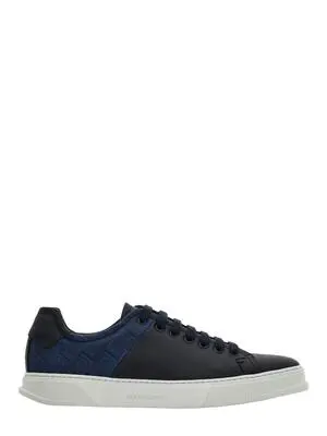 FERRAGAMO Leather Low-top Sneakers - Multicolor