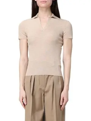 Max Mara Max Mara Ribbed Polo Shirt White