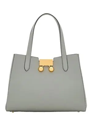 Marni Leather Shoulder Bag With Gold Detail - Multicolor