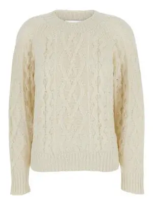Isabel Marant Étoile Wool Braided Crew Neck Sweater - Multicolor