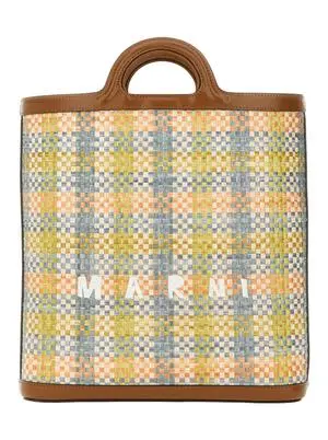 Marni Tropicalia Woven Tote Bag - Multicolor