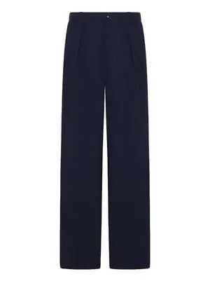 Giorgio Armani Tailored Wide-leg Trousers - Multicolor