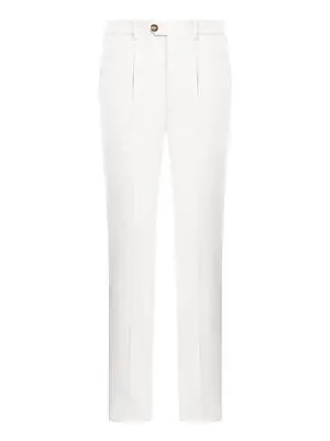 Brunello Cucinelli BRUNELLO CUCINELLI Tailored Cotton Trousers Multicolor
