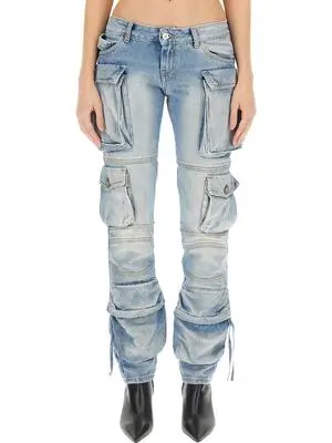 Attico Cargo Jeans - Blue