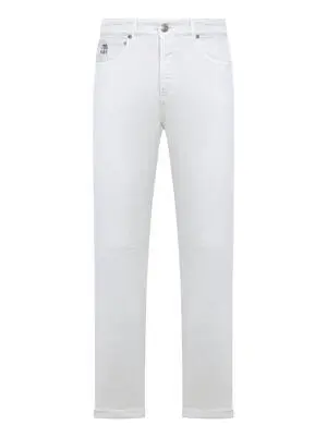 Brunello Cucinelli BRUNELLO CUCINELLI Slim Fit Stretch Cotton Jeans Multicolor