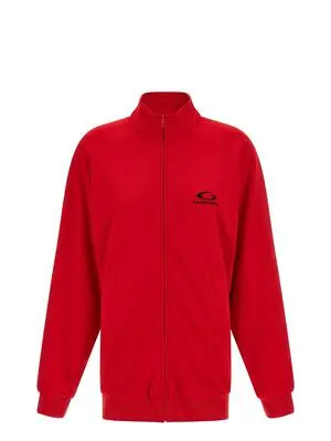 Balenciaga Back Tracksuit' Dress - Red