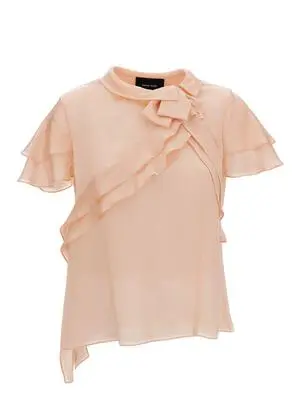 Simone Rocha Petal Bow Sash Top - Multicolor