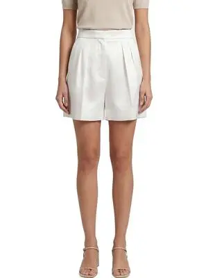 Max Mara Tailored Shorts - White