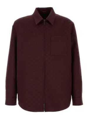 Gucci Gg Fabric Zip-up Jacket - Red