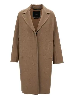Max Mara Ardenne Virgin Wool Coat - Multicolor