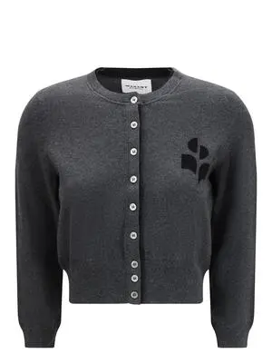 Isabel Marant Étoile Lona Cropped Cardigan - Gray