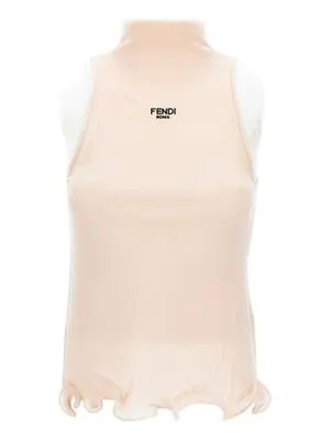 Fendi Roma Ribbed Tank Top - Multicolor