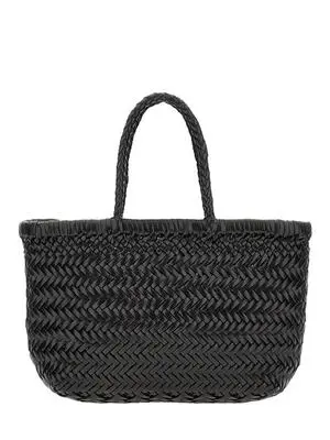 Dragon Diffusion Woven Leather Basket - Multicolor