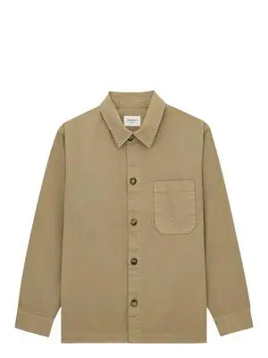 Saint Laurent Saint Laurent Neutrals Jackets - Shirt Jackets Men Cream