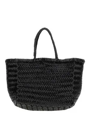Dragon Diffusion Woven Leather Tote Bag - Multicolor