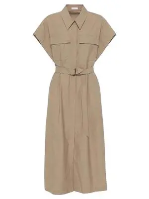 Brunello Cucinelli Cotton Shirt Dress - Multicolor