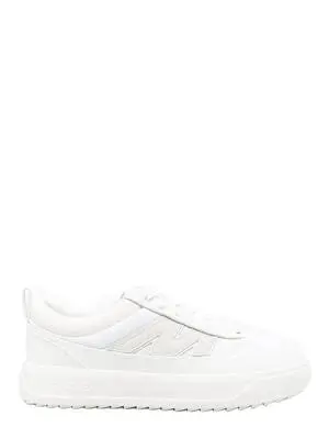 Moncler MONCLER White Lace-Up Sneakers White