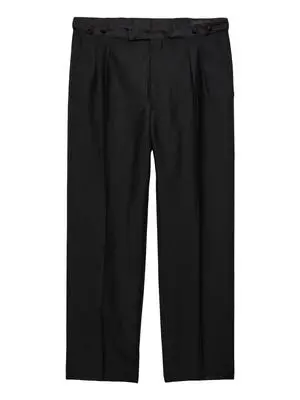 Prada Wool And Mohair Tailored Pants - Multicolor