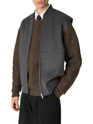 Bottega Veneta Double Face Wool Gilet - Multicolor