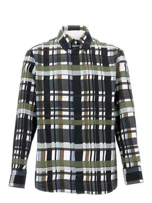 Bottega Veneta Cotton Check Shirt - Multicolor