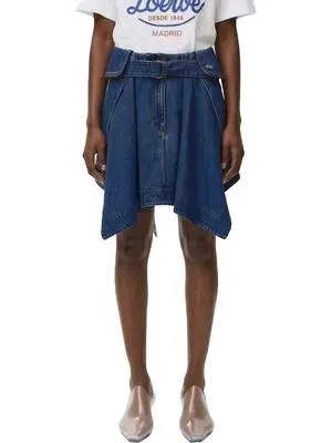 Loewe Denim Skirt - Blue