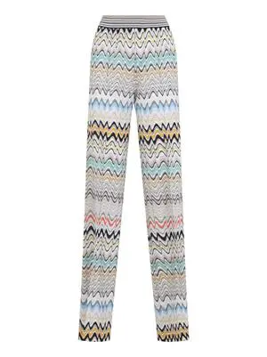Missoni Zigzag Knit Viscose Pants - Multicolor