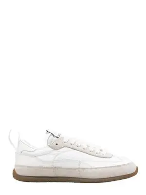 Alexander McQueen Suede And Leather Lace-up Sneakers - White