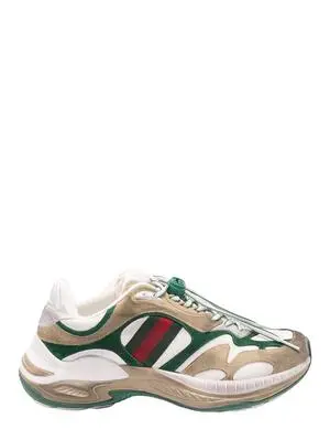 Gucci Calf Leather Sneakers - Multicolor